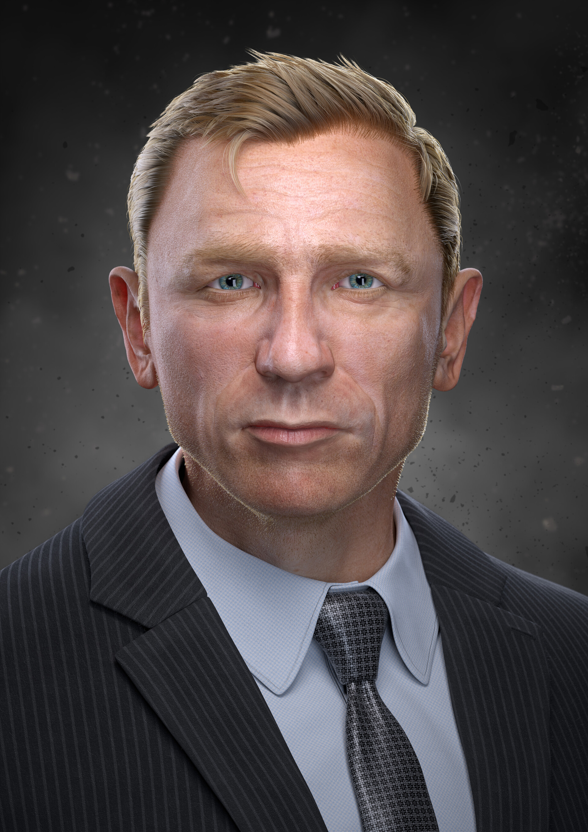 ArtStation - Daniel Craig Portrait