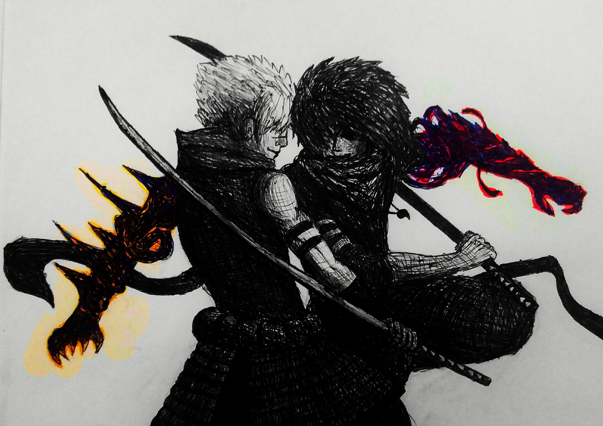 how to draw nightcore characters