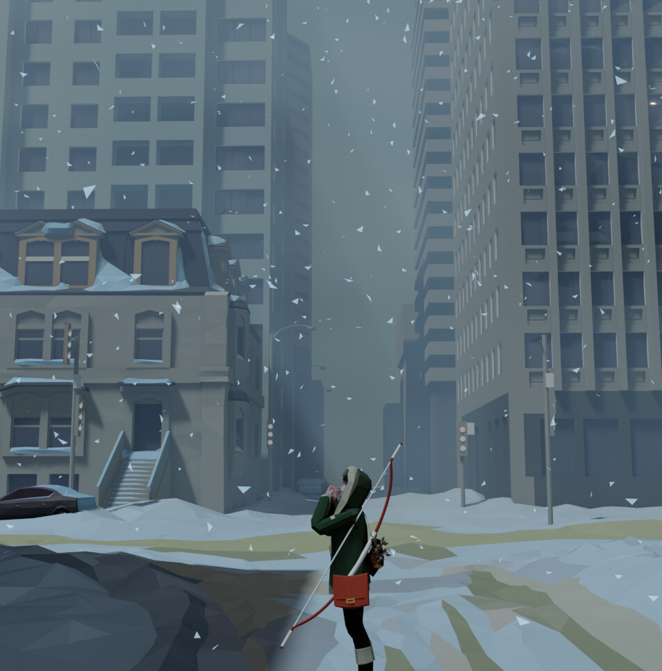 ArtStation - Gray Snow City