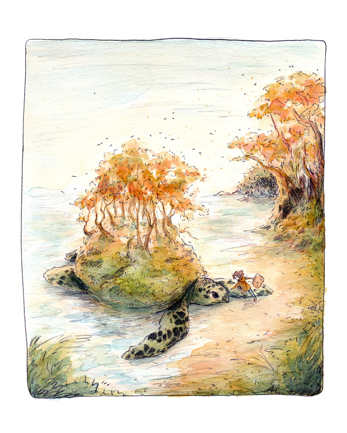 Ryujin - The Ever Moving Land, by Dean Oyebo : ImaginaryTurtleWorlds