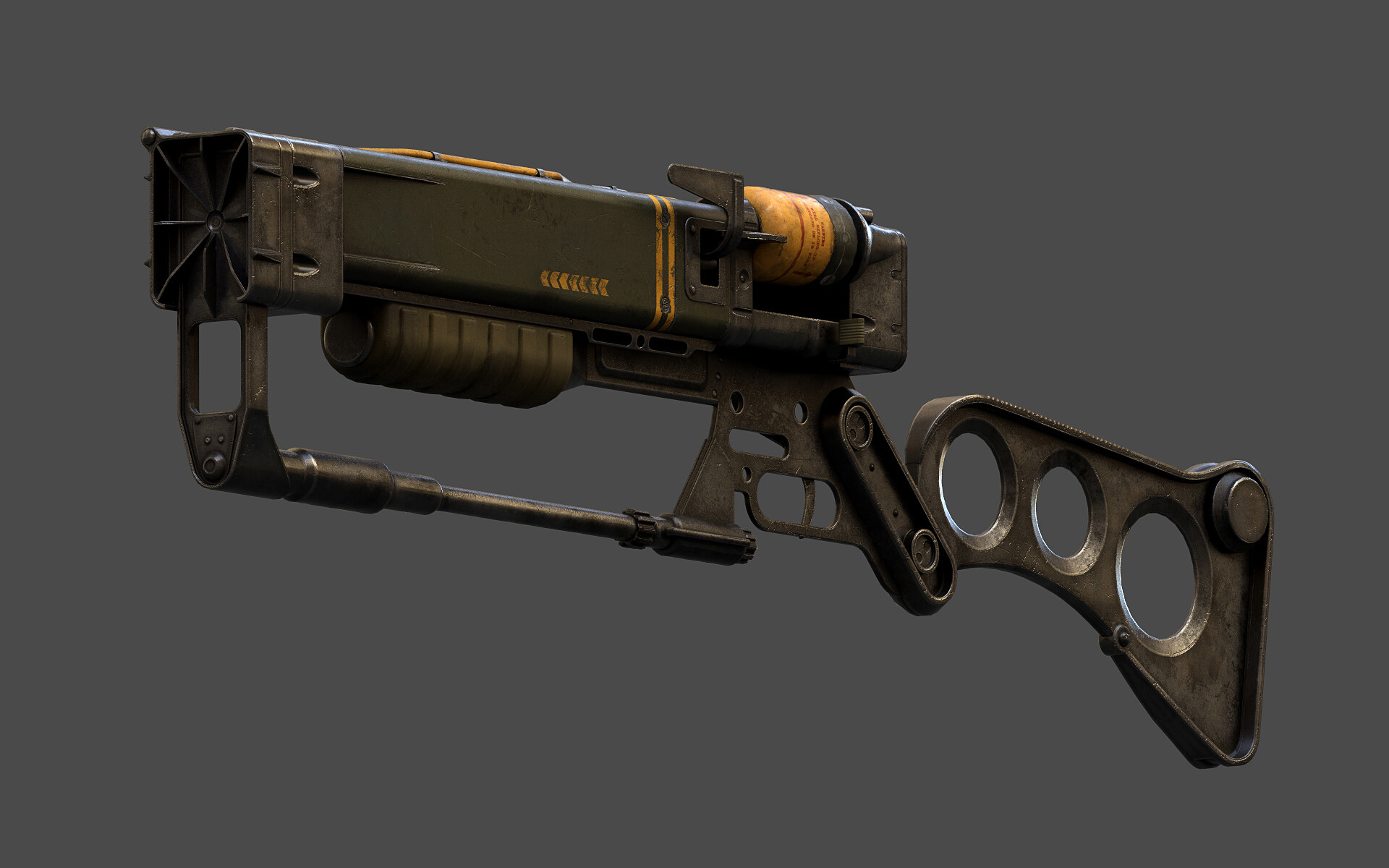 ArtStation - My fallout laser rifle