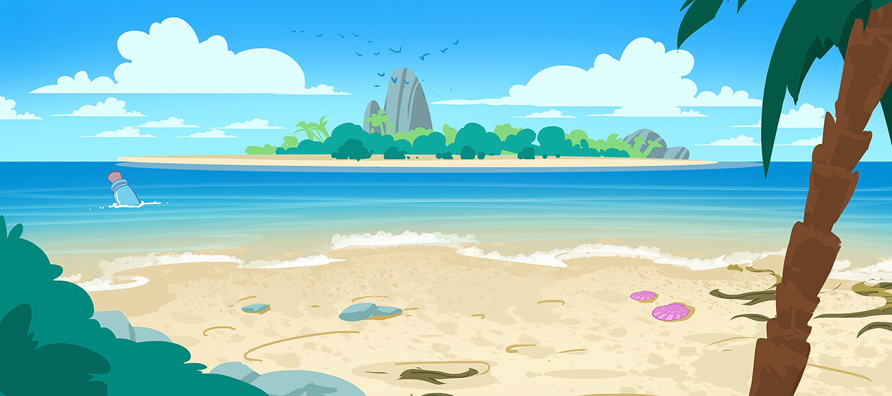 ArtStation - 2D game or animation background