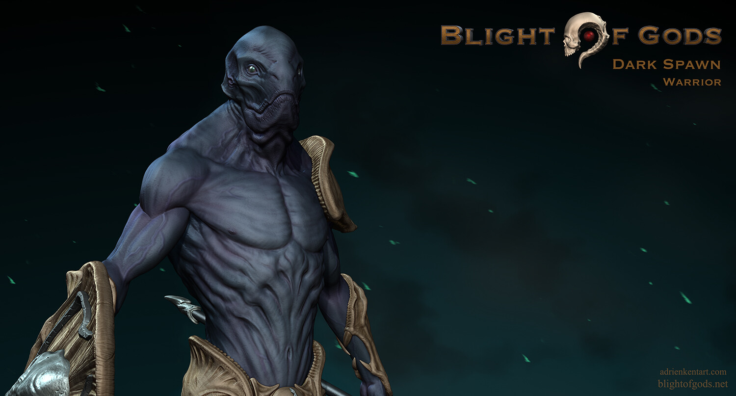 ArtStation - Dark Spawn Warrior