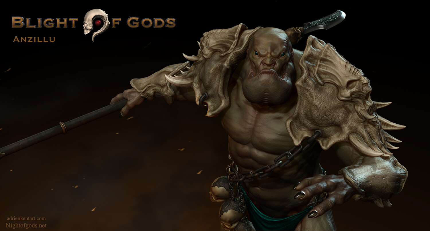 ArtStation - Anzillu the Frog Demon