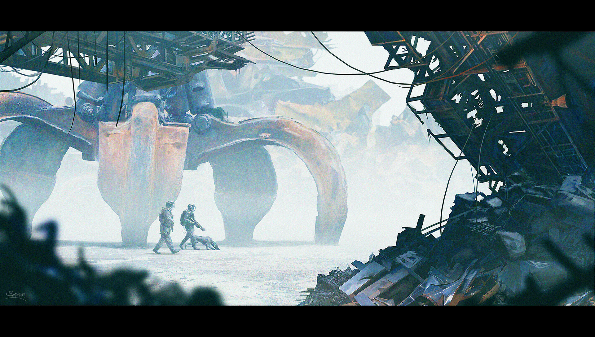 ArtStation - Scrapyard Stroll