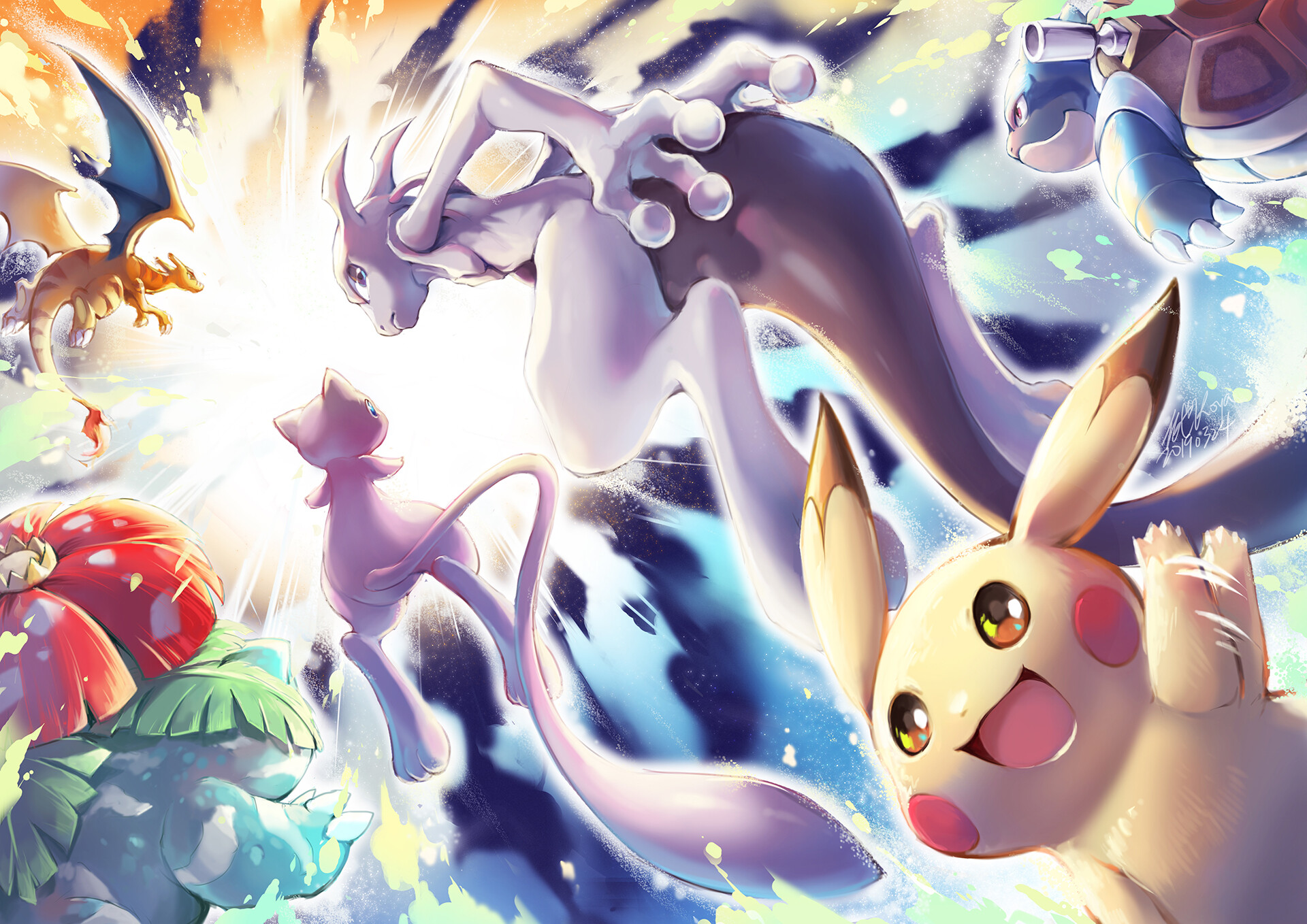 ArtStation - Mewtwo Strikes Back