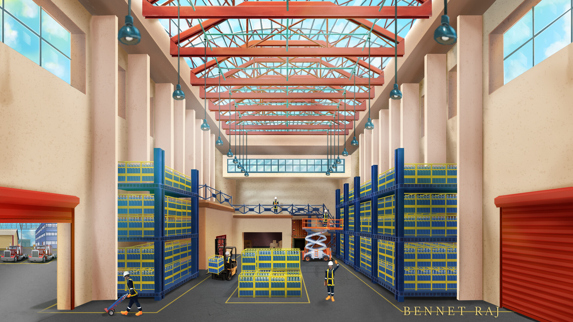 ArtStation - Ware House