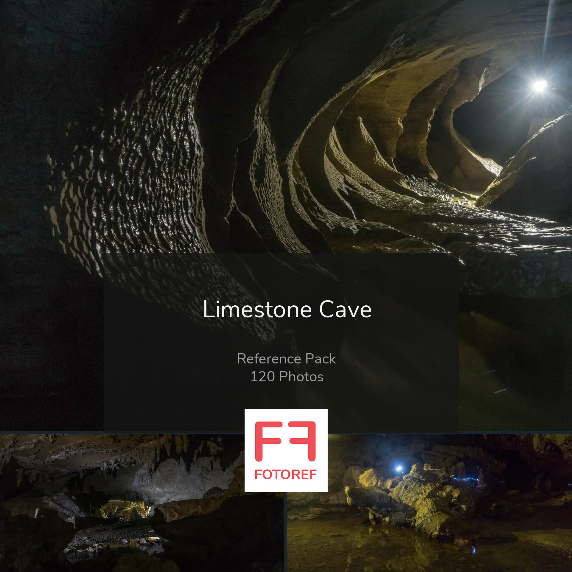 FOTOREF.COM Photo Packs - 120 photos of Limestone Cave