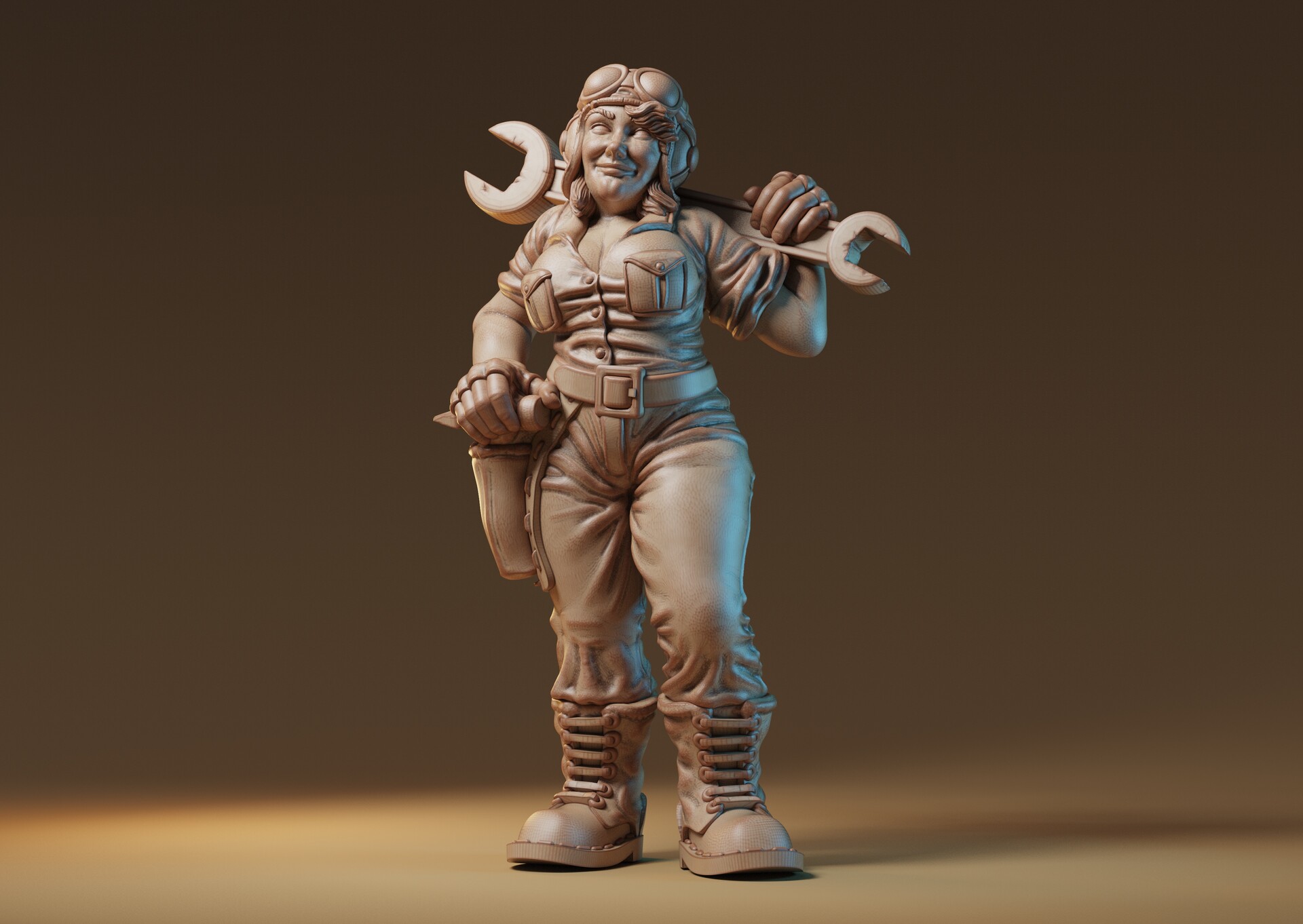 Krisztián Hartmann - Dwarf Mechanic Girl