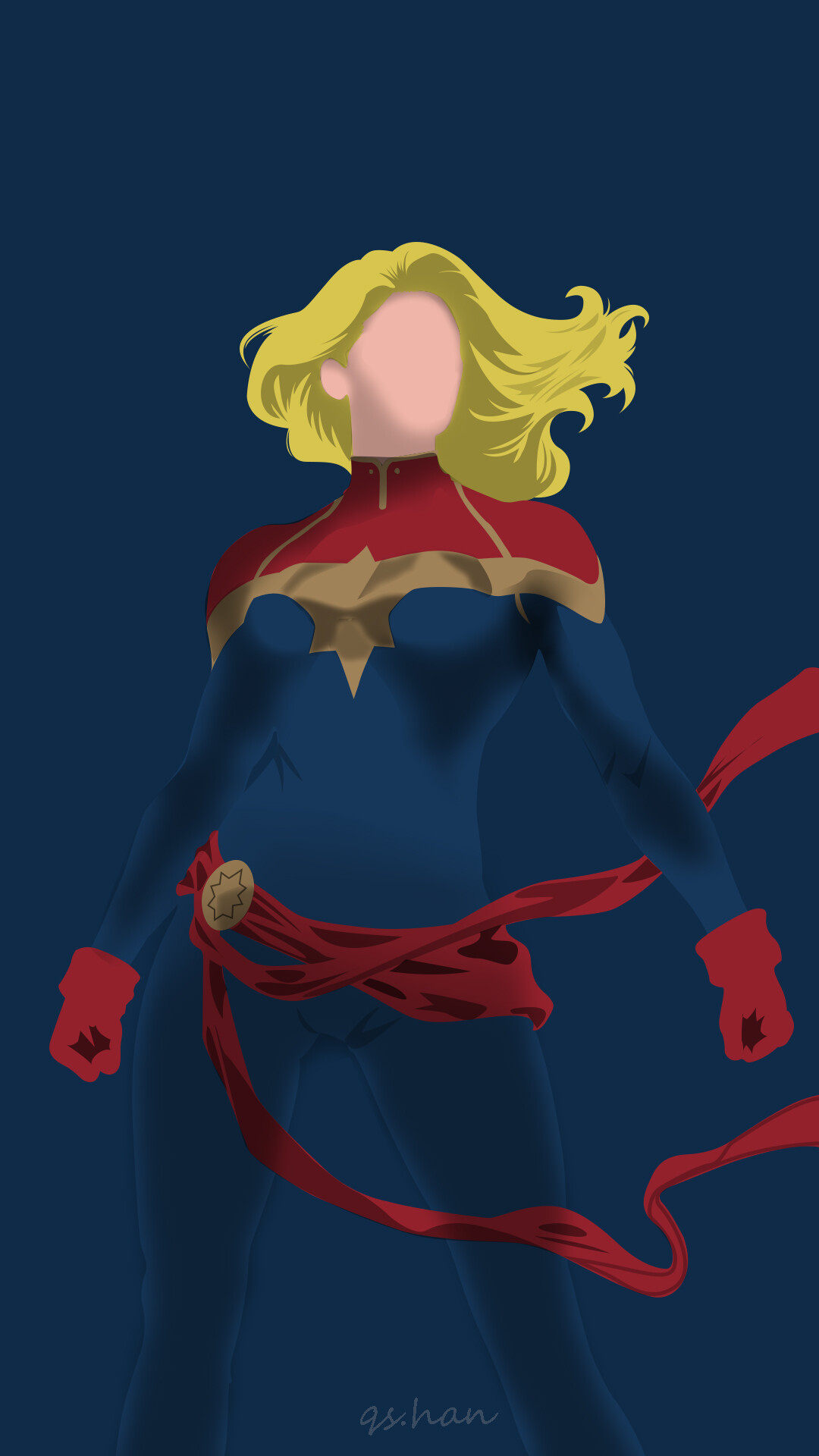ArtStation - Captain Marvel Drawing