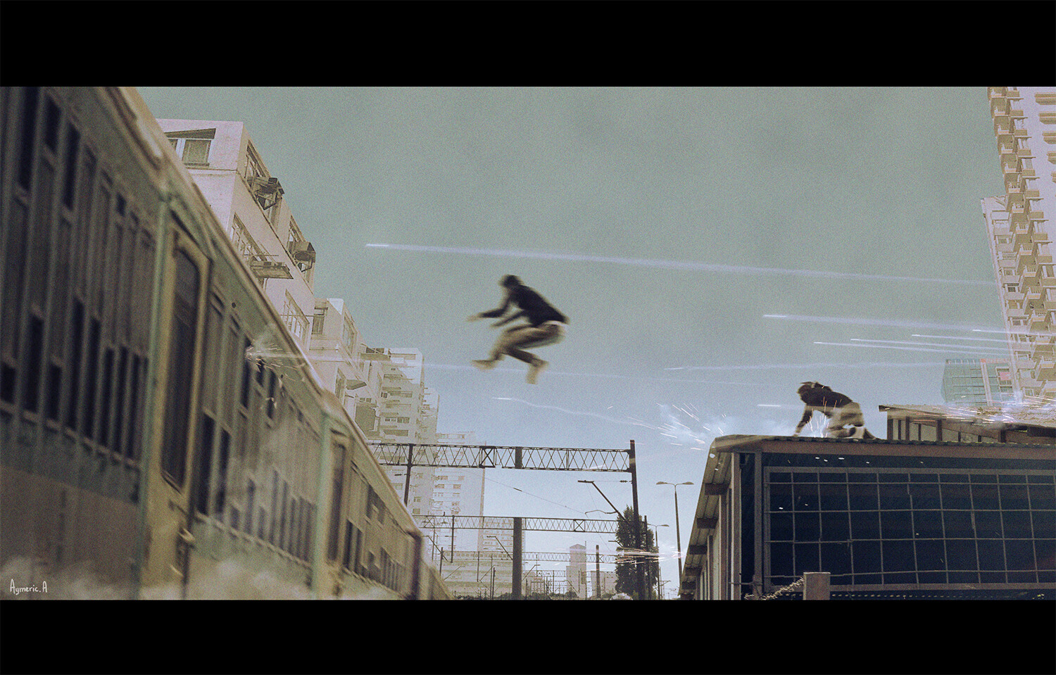 ArtStation - Train jump