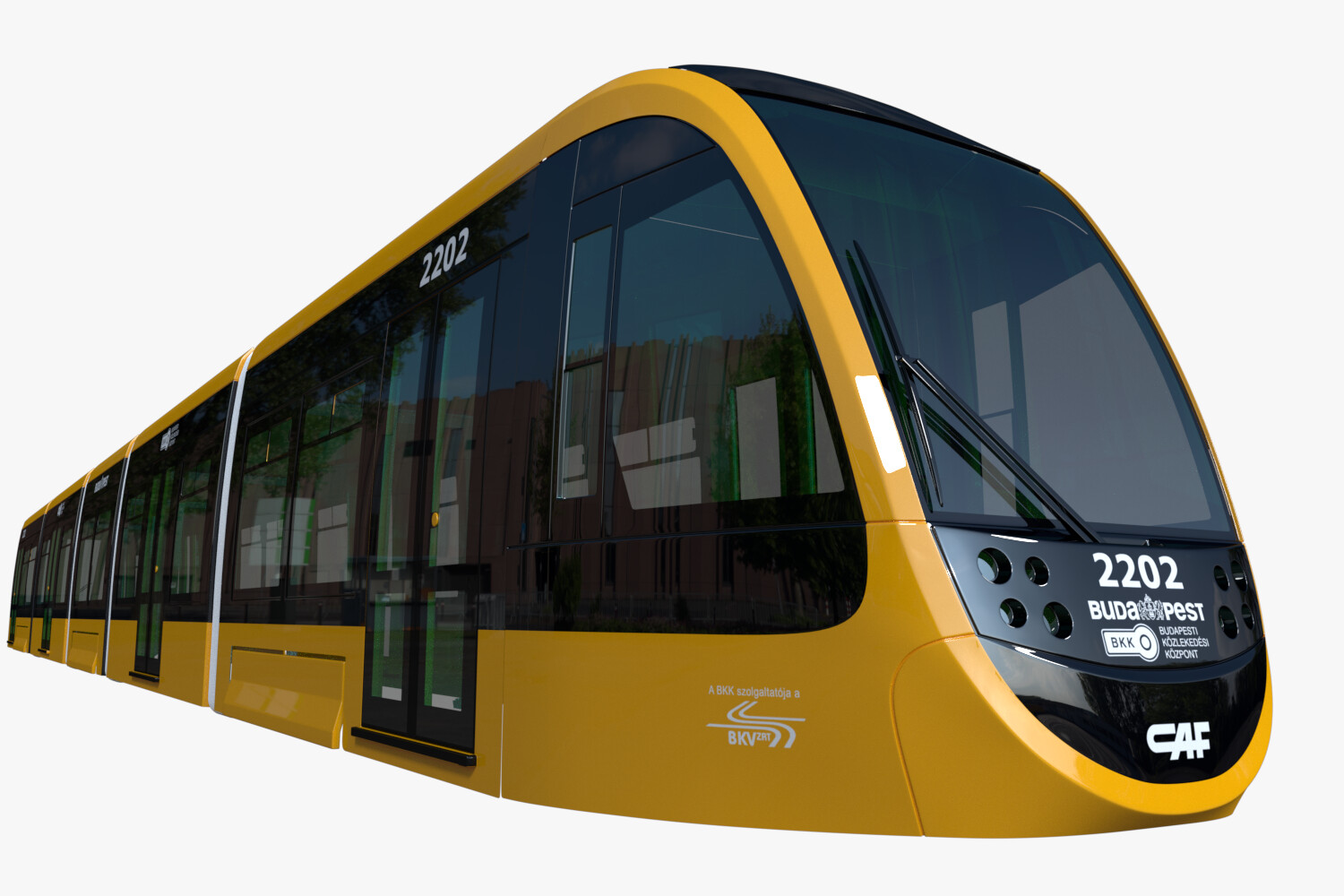 ArtStation - Tram CAF Budapest