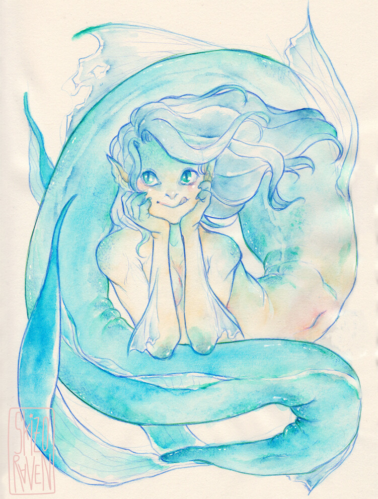 ArtStation - A couple of mermaids.