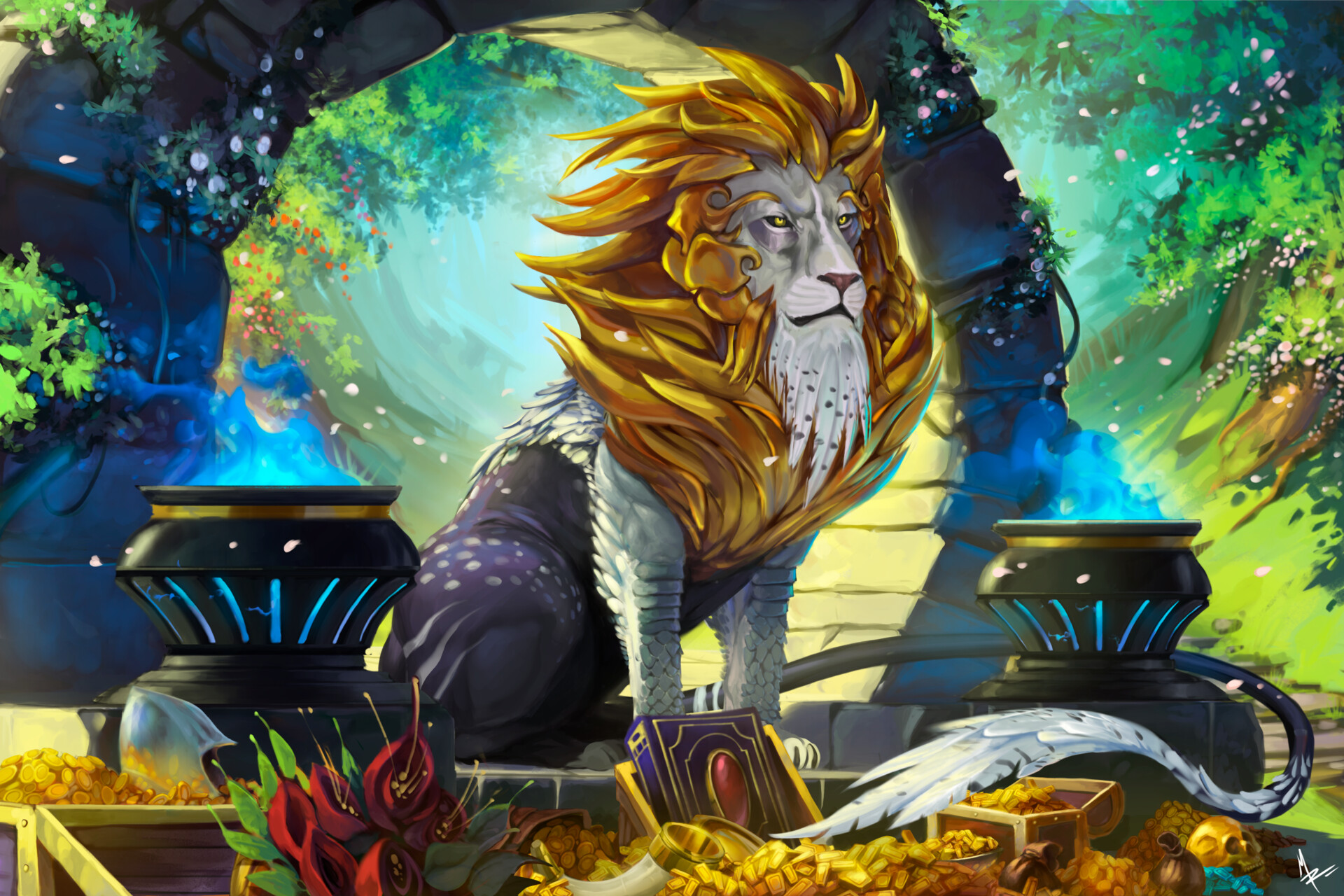 ArtStation - Gilded Guardian