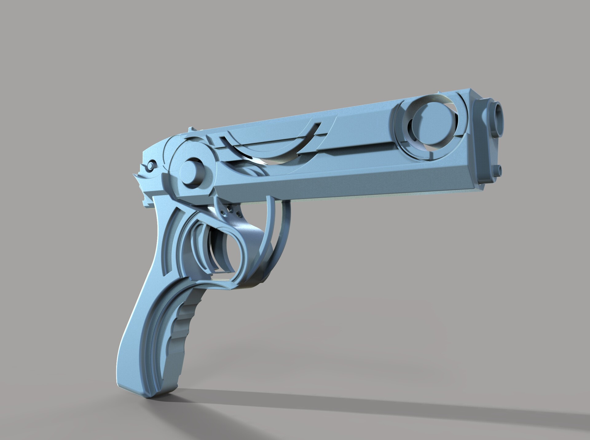 Pau Llopart - Futuristic 3d Weapon || Fusion 360