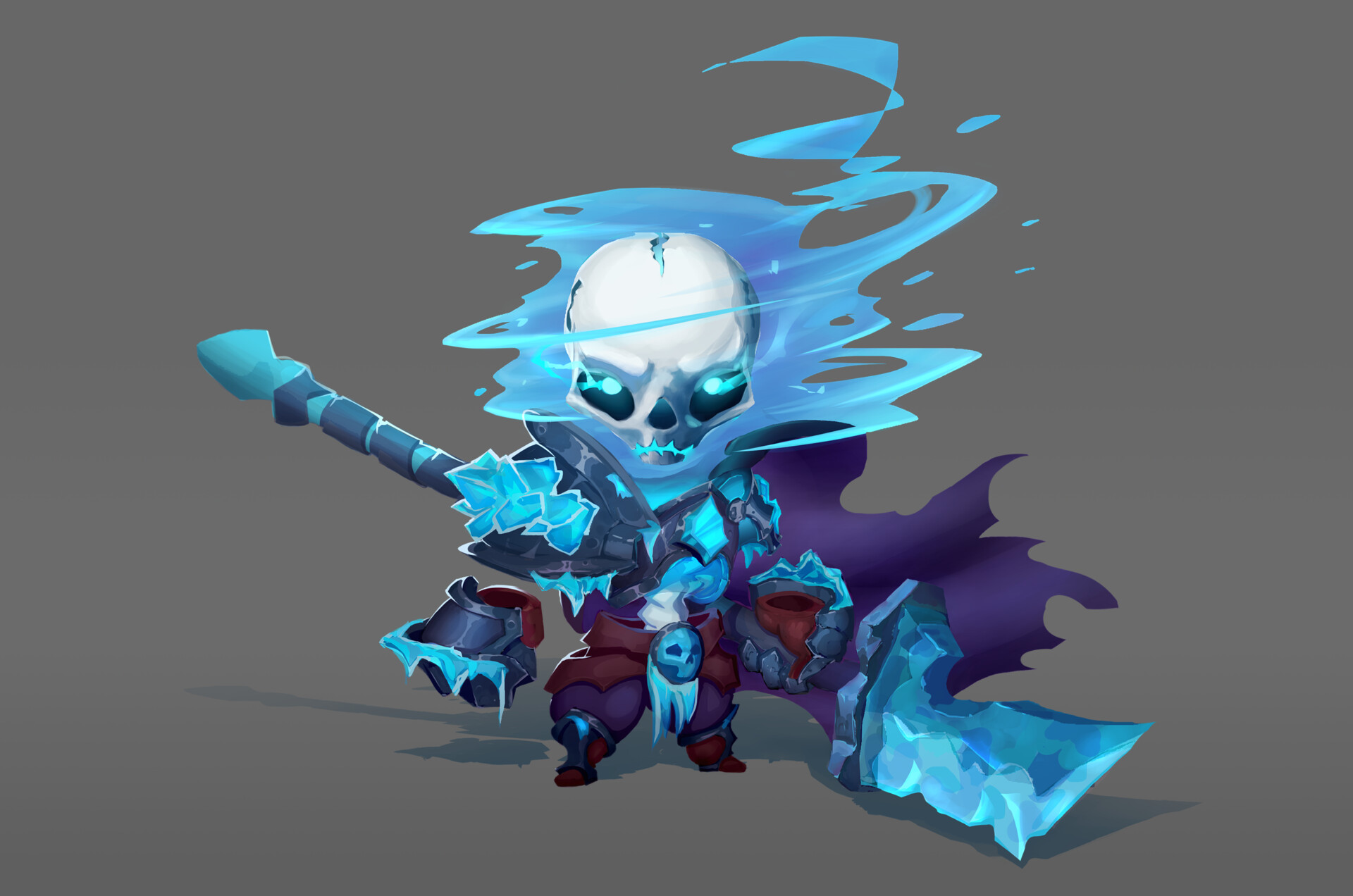 ArtStation - Little blizzard warriror, Denis Mitin