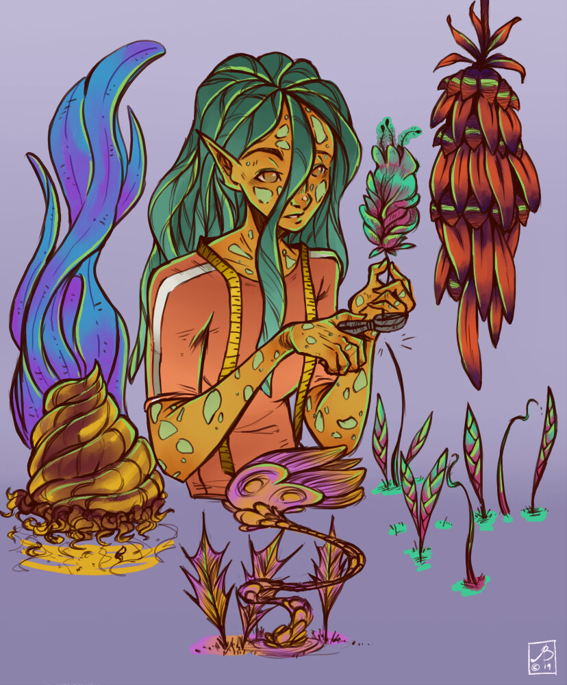 ArtStation - Beautiful Weed