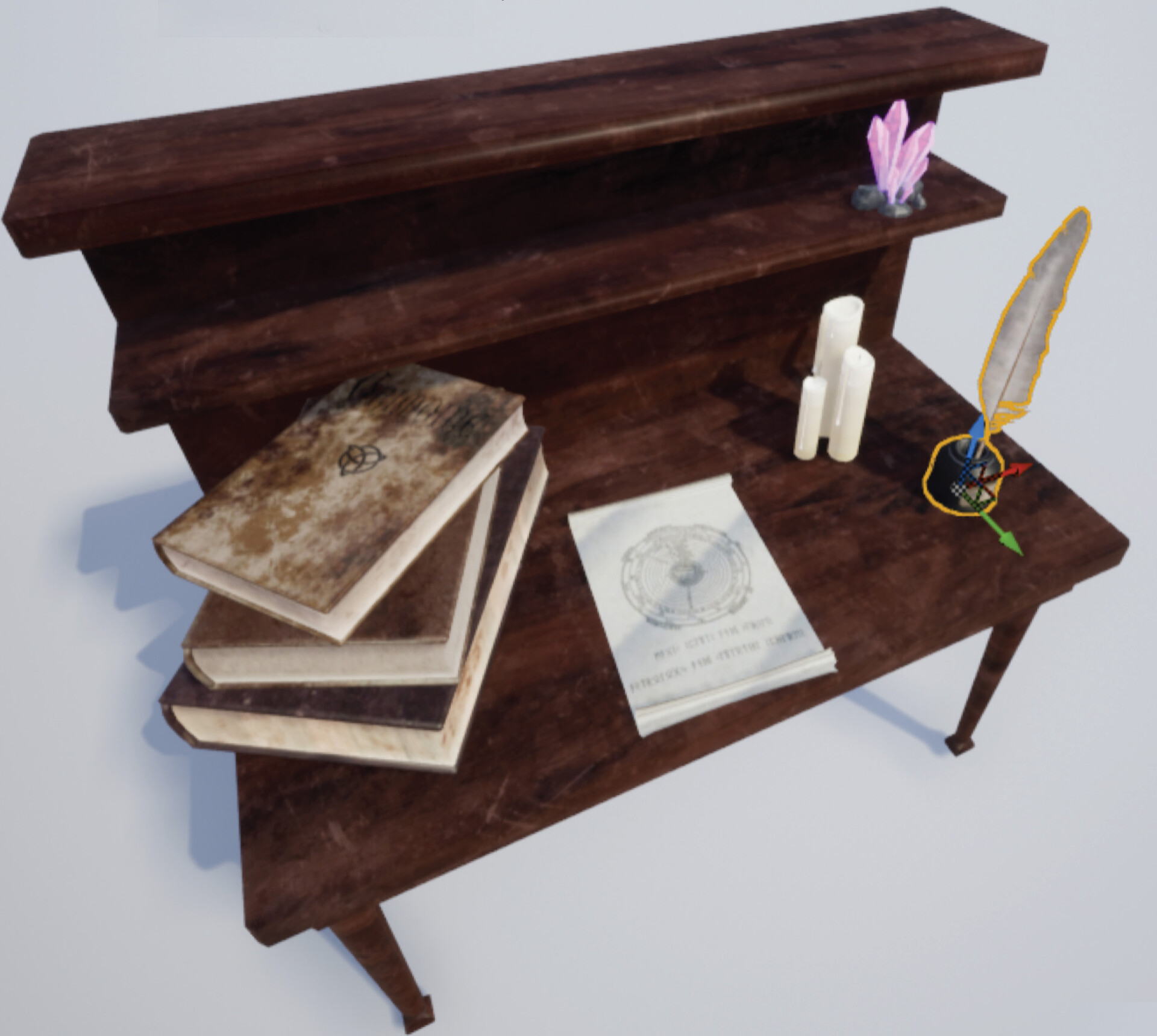 ArtStation - A Wizard's desk.