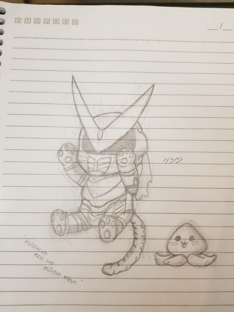 ArtStation - Genji Cat and Pachimari (sketch)