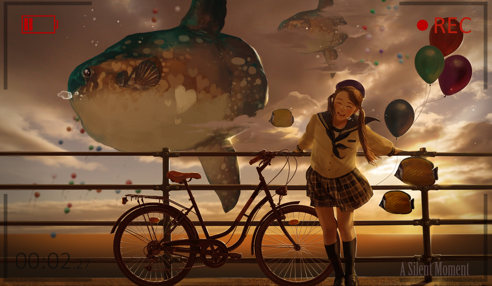 ArtStation - A Silent Moment -Welcome to the Sunfish World