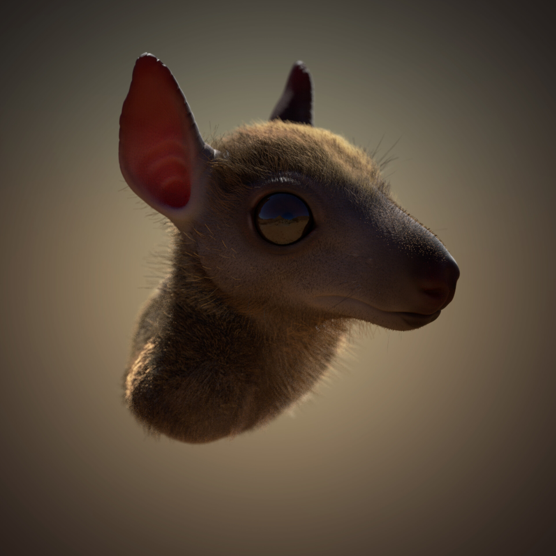 ArtStation - Straw coloured fruit bat