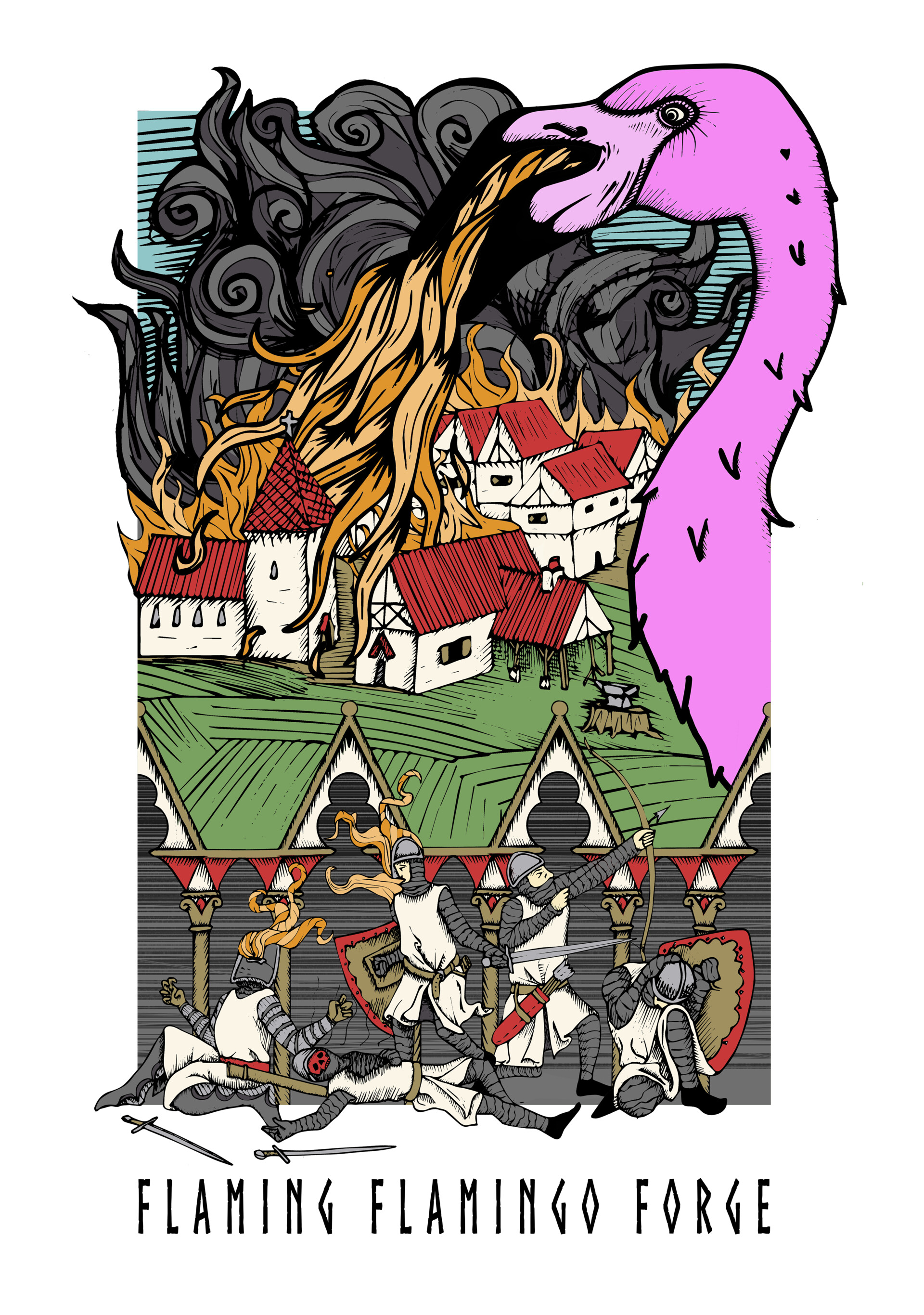 Cameron Niven - Flaming Flamingo Forge