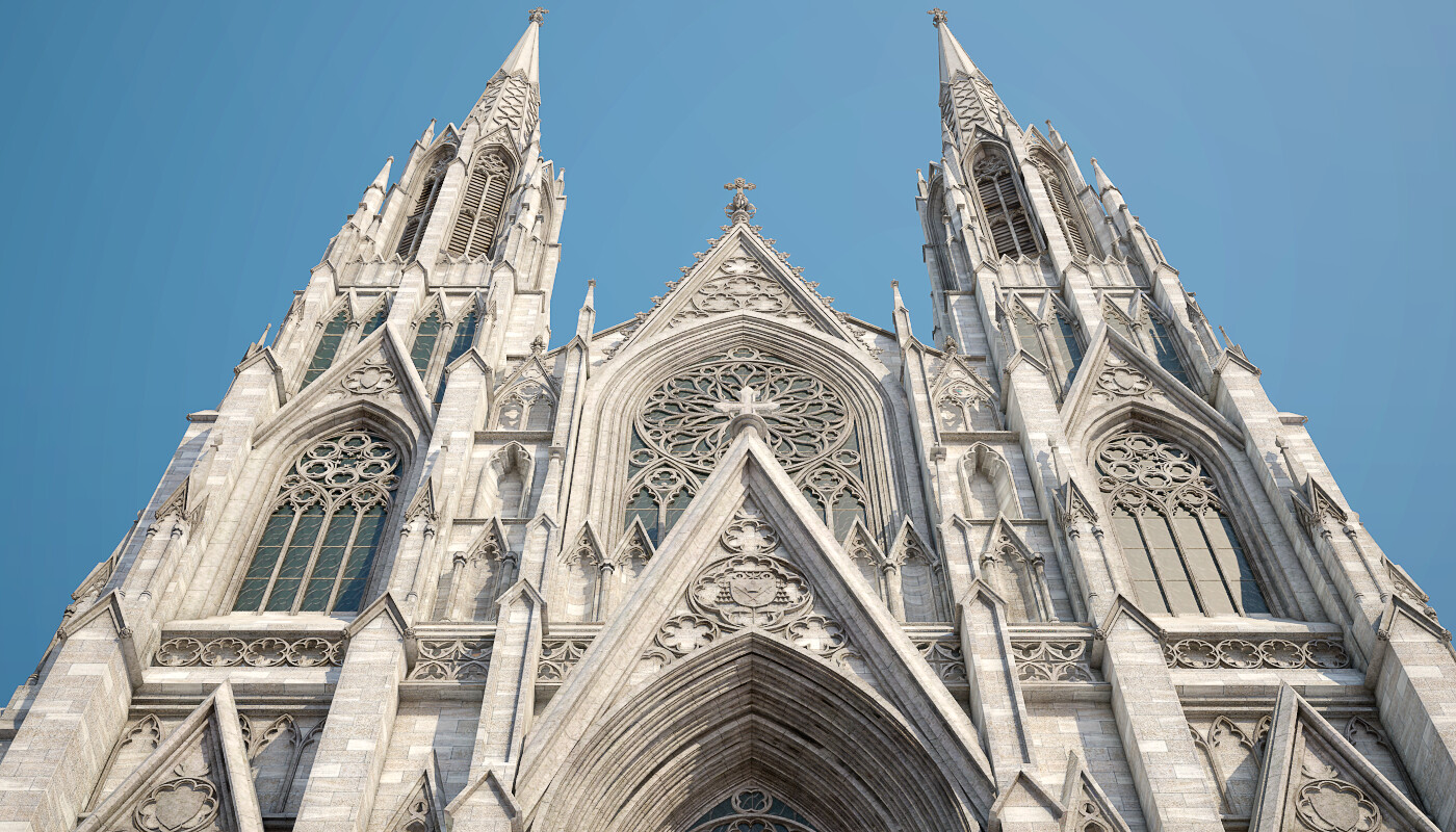 ArtStation - St Patrick's Cathedral 3d model