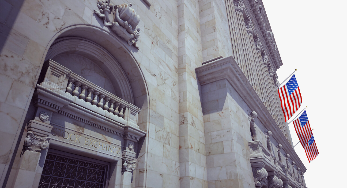 Tim Shaw - New York Stock Exchange Building 3d model