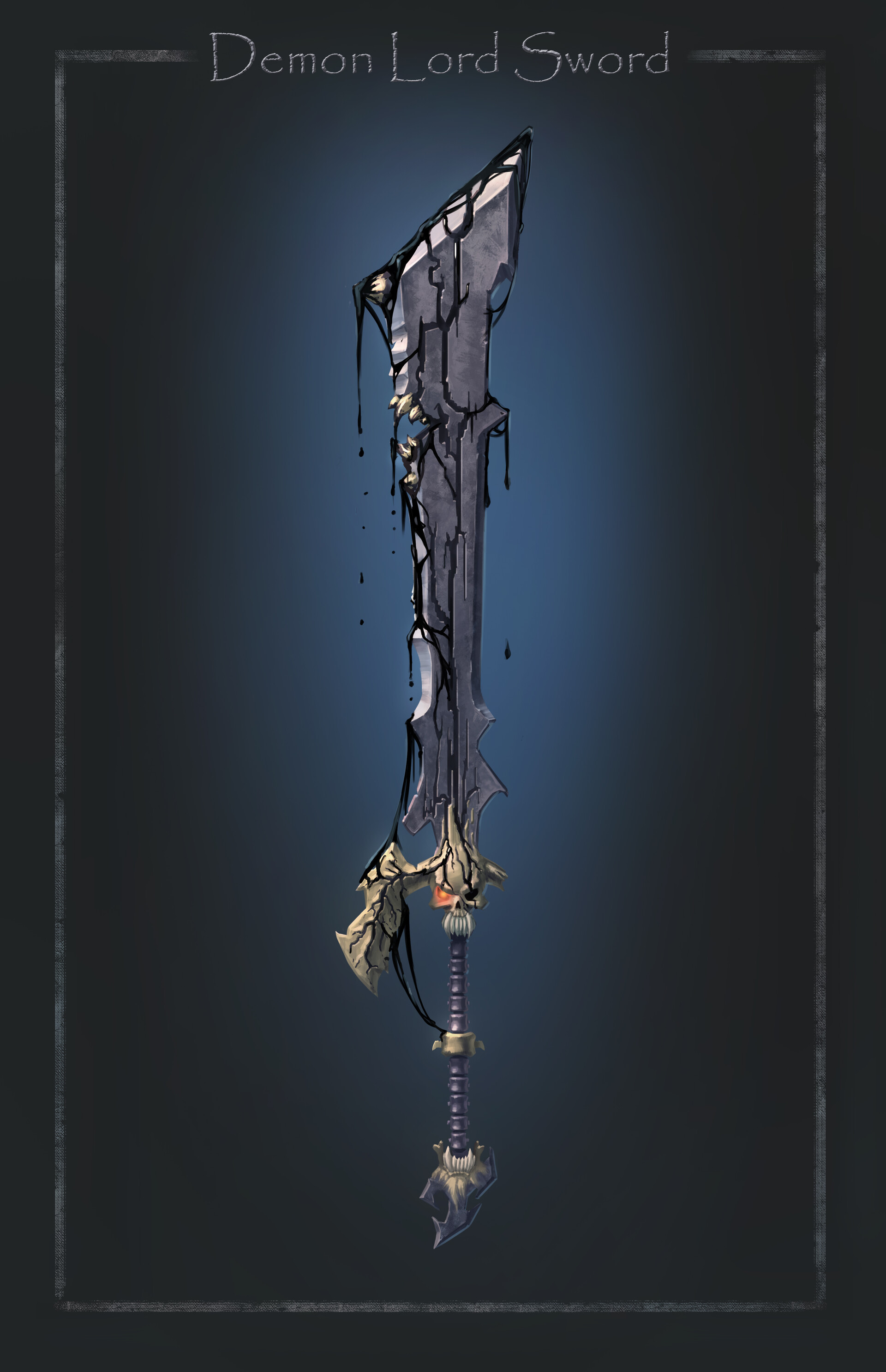 ArtStation - Demon lord sword, Andrew Menshenin