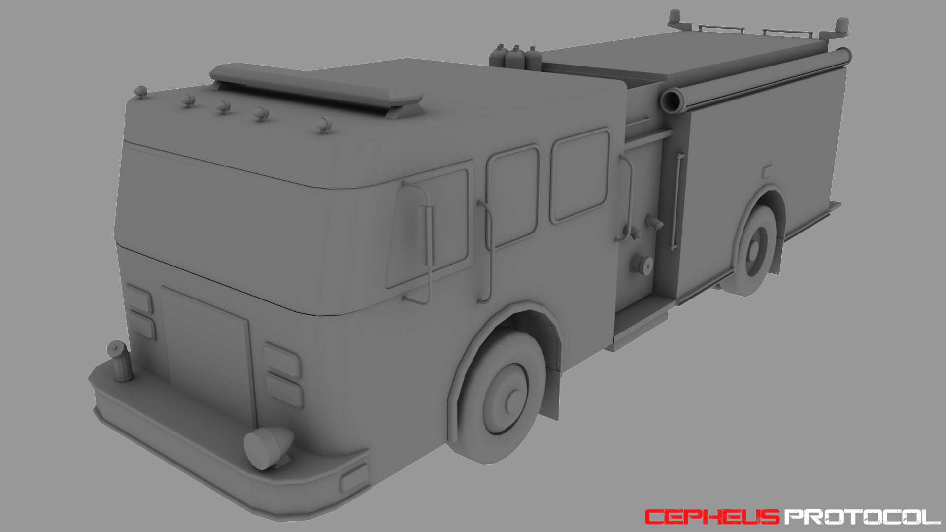 ArtStation - Civilian Firetruck - Cepheus Protocol