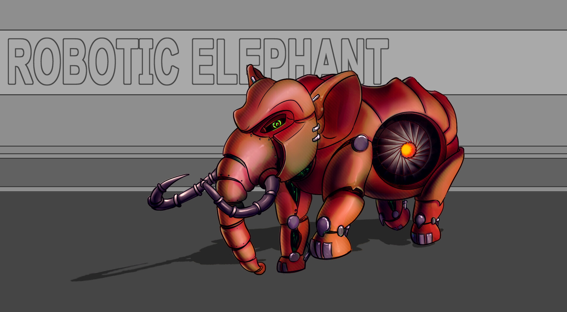 ArtStation - Robotic elephant