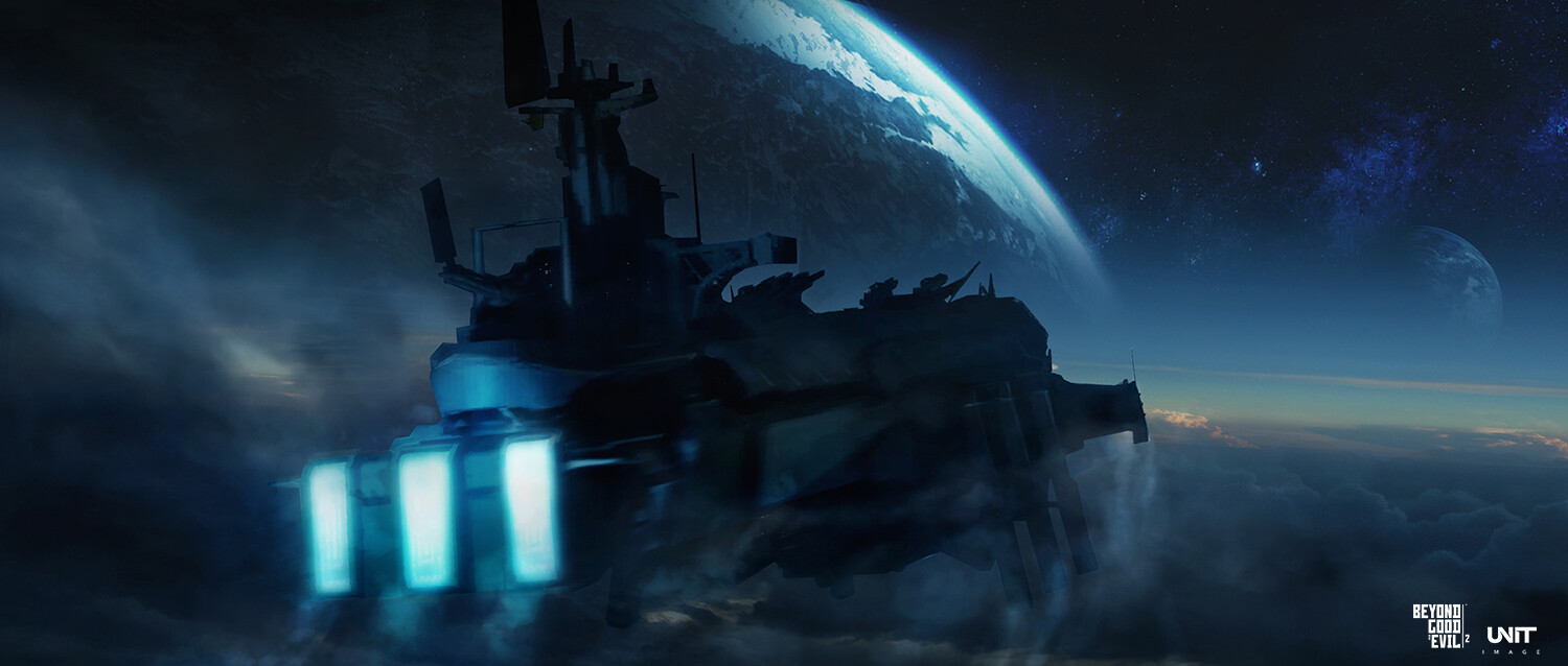 Pierre Loyvet - BGE2 Beyond Good And Evil E3 2017 trailer concept arts and colorscripts