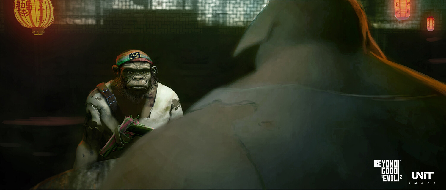 Pierre Loyvet - BGE2 Beyond Good And Evil E3 2017 trailer concept arts and colorscripts