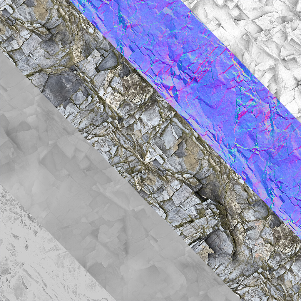 Serj Sergeev - Photogrammetry Rock_3 PBR 4k Tile Texture