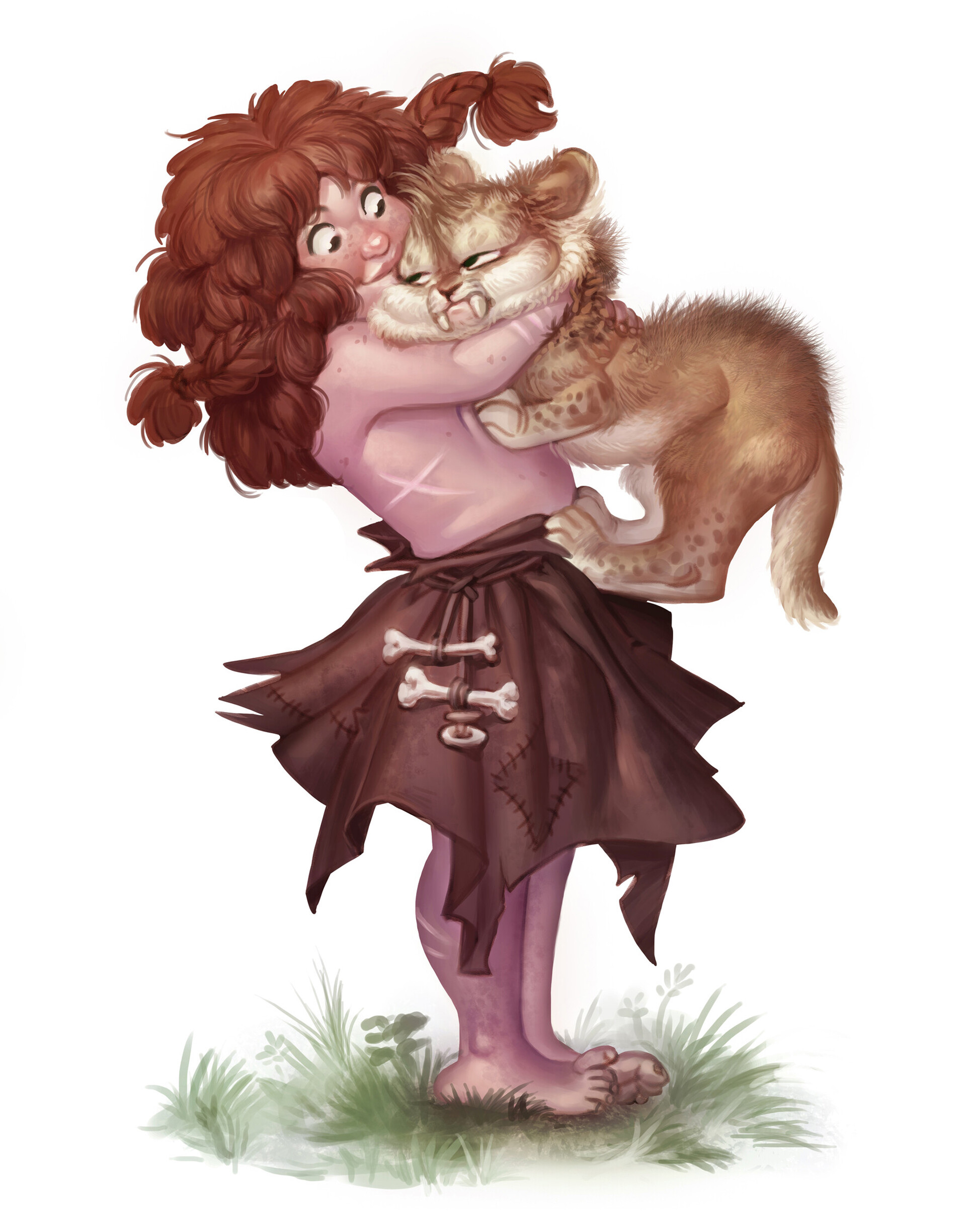 Kimberley King - Character Design Challenge: Caveman