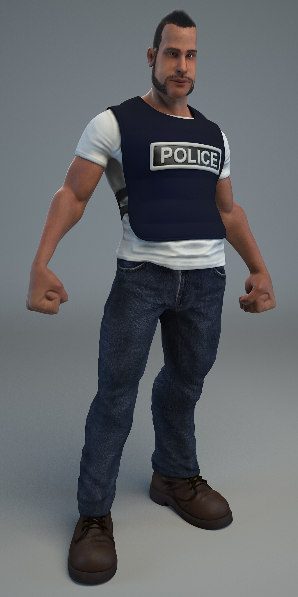 ArtStation - Policeman stylized character