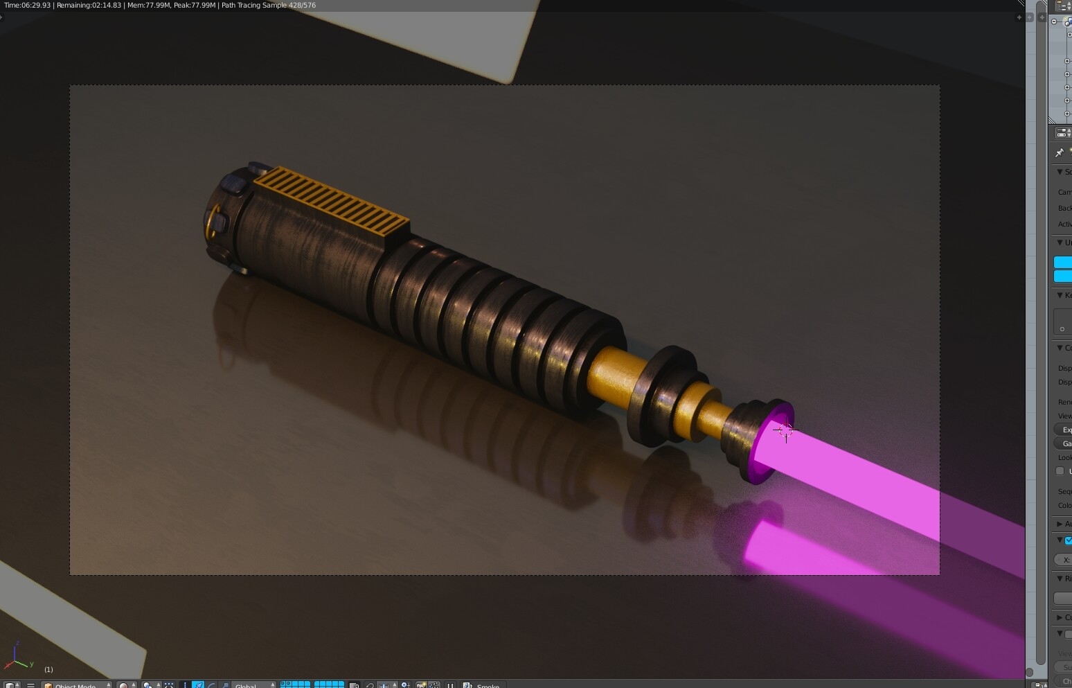 ArtStation - Lightsaber - Unfinished.