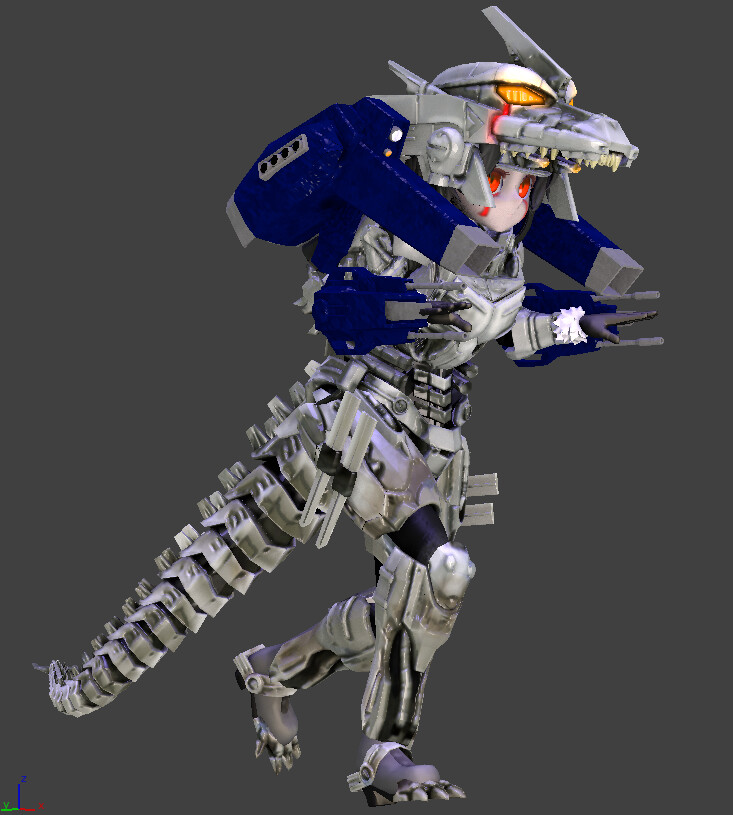 Draven Kish - VRChat - Mecha Godzilla 'Kiryu' Cosplay