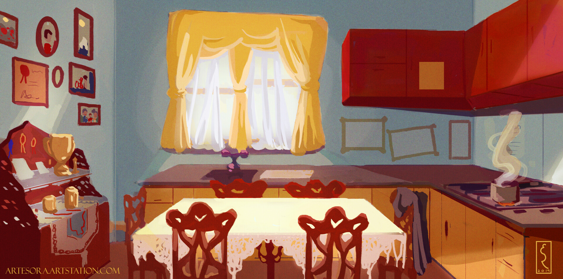 ArtStation - Kitchen Visual Development