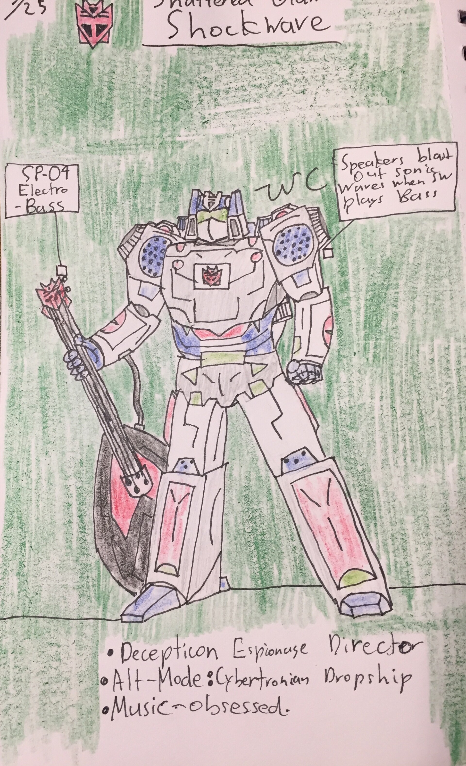 ArtStation - IDW Shattered Glass Soundwave (Finished)