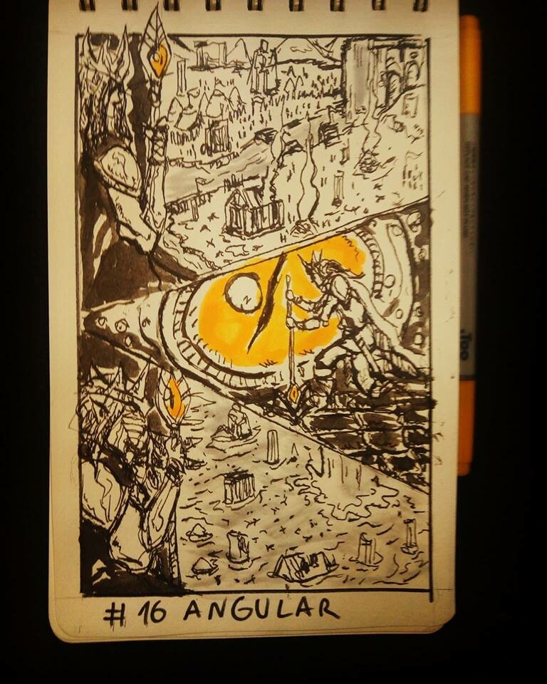 Diego Santos - Inktober 2018- The journey