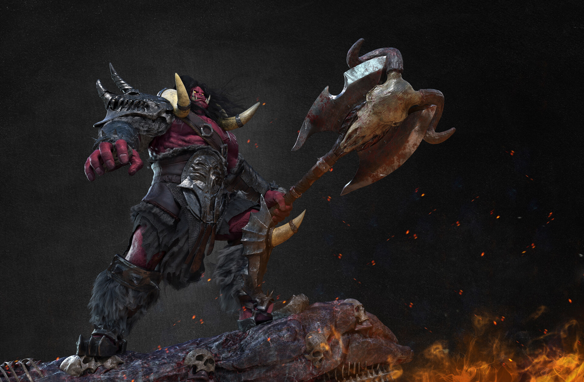 ArtStation - Red orc