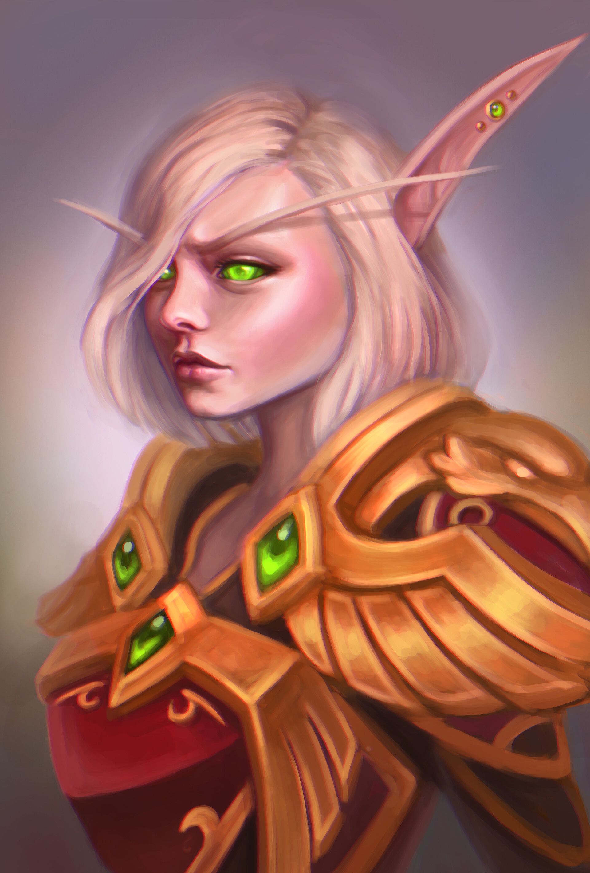 ArtStation - Blood elf.
