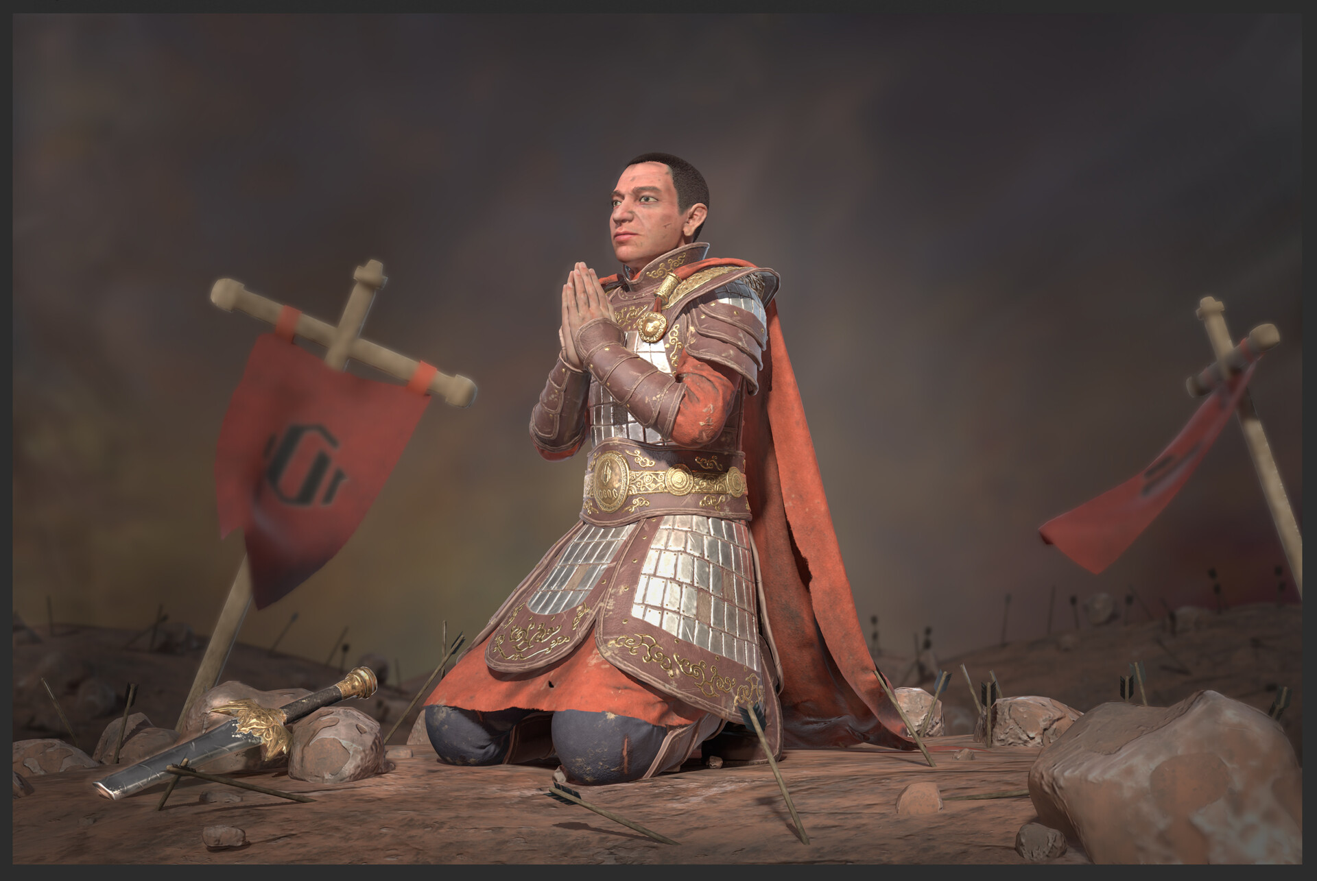 ArtStation - 《Postwar prayer》