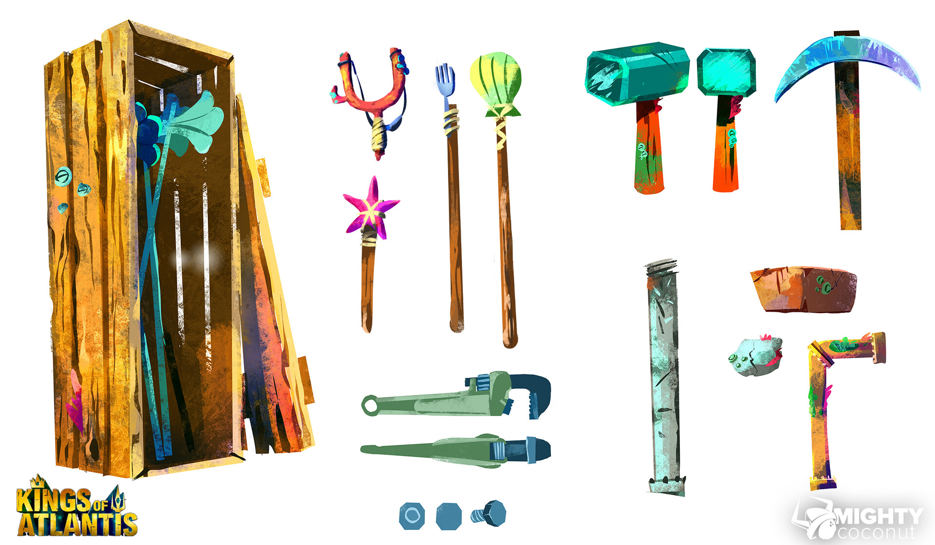 ArtStation - Misc Props and Buildings for Kings of Atlantis