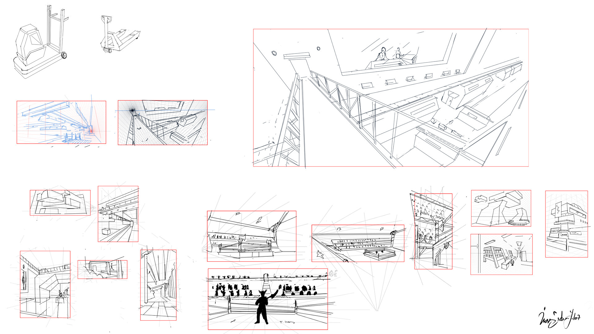 ArtStation - Perpective Sketches