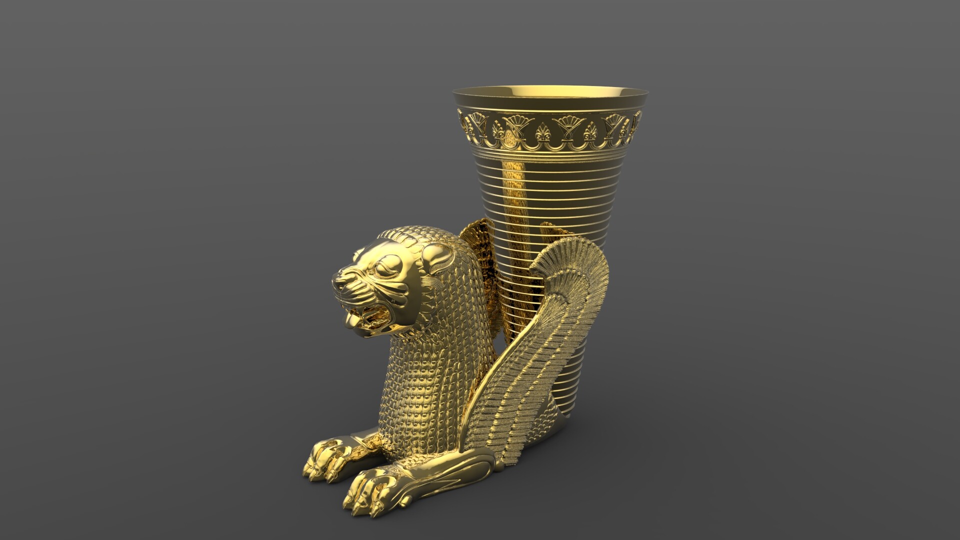 ArtStation - Golden Achaemenid Rhyton
