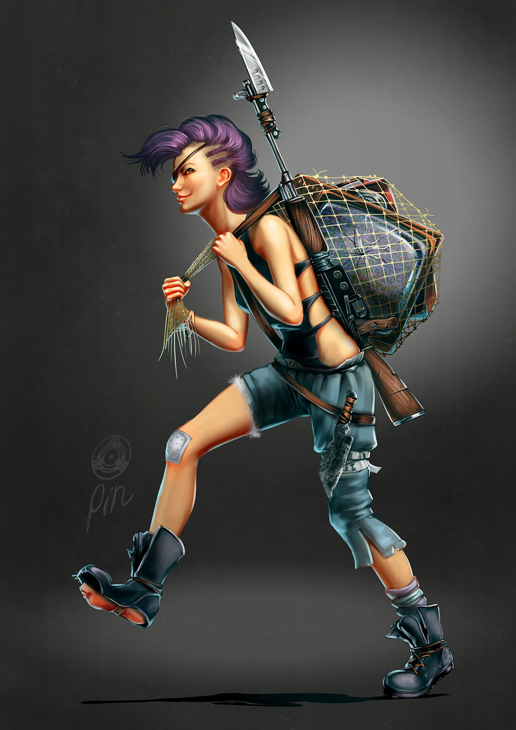 ArtStation - Scavenger girl concept