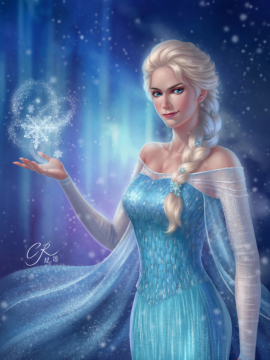 Elsa by Crystal Rain : r/ImaginaryDisney