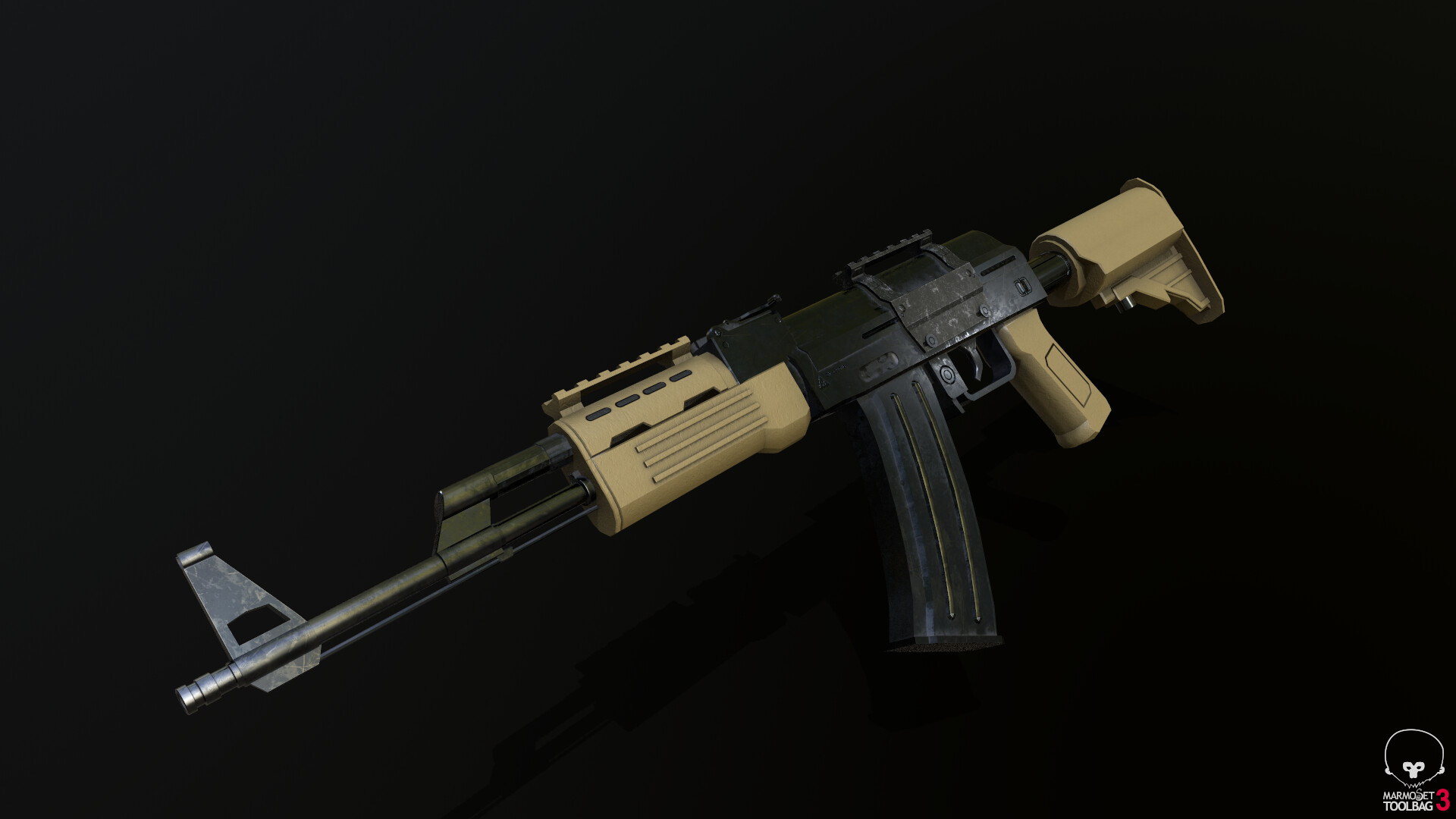 ArtStation - AK-47 Low-poly